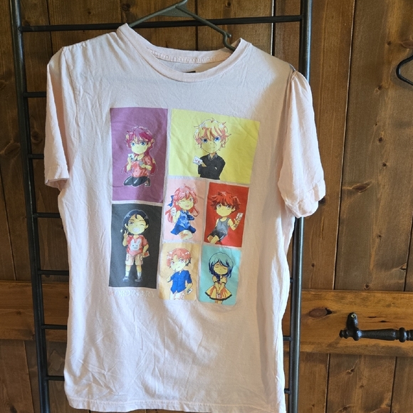 webtoon | Tops | Graphic Tshirt With Anime Characters | Poshmark